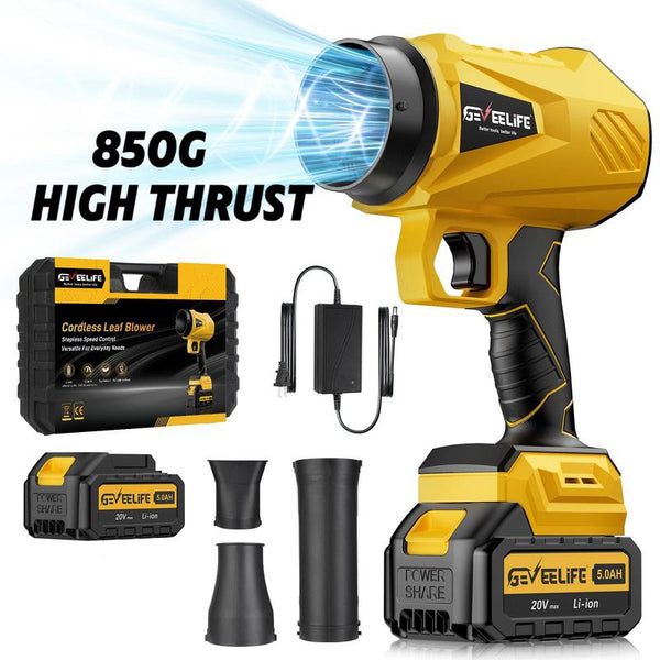 Cordless 200W Turbo Blower, Portable Leaf & Dust Cleaner for Patio, Ga ...